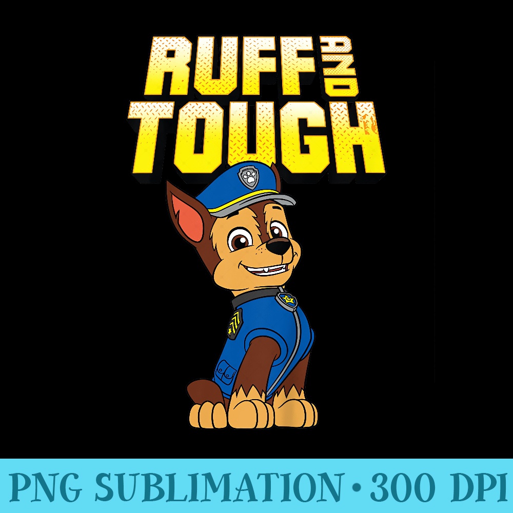 PAW Patrol Chase Ruff And Tough Character T - Unique Sublima | Inspire ...