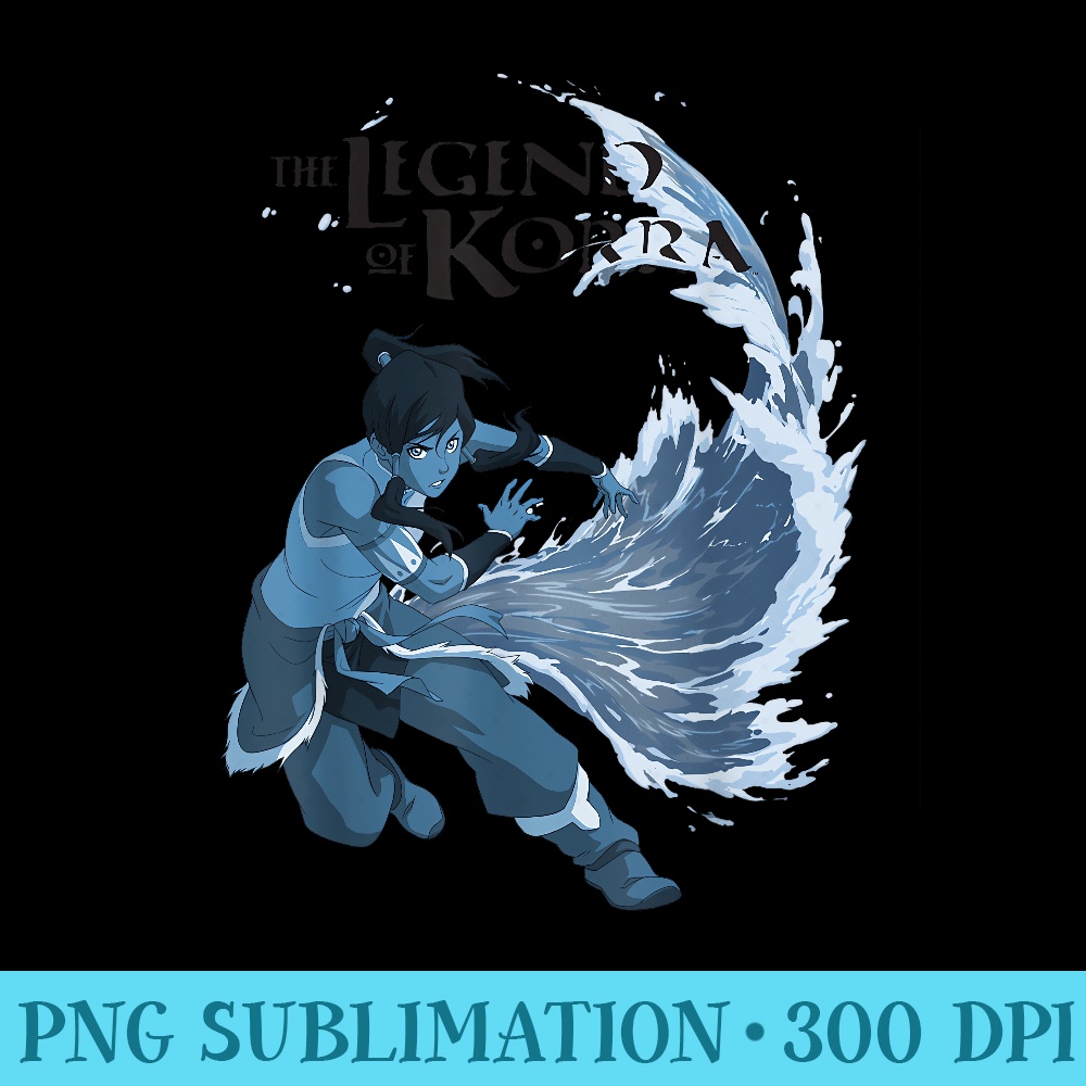 Nickelodeon The Legend Of Korra Water Bend T - Ready To Prin | Inspire ...