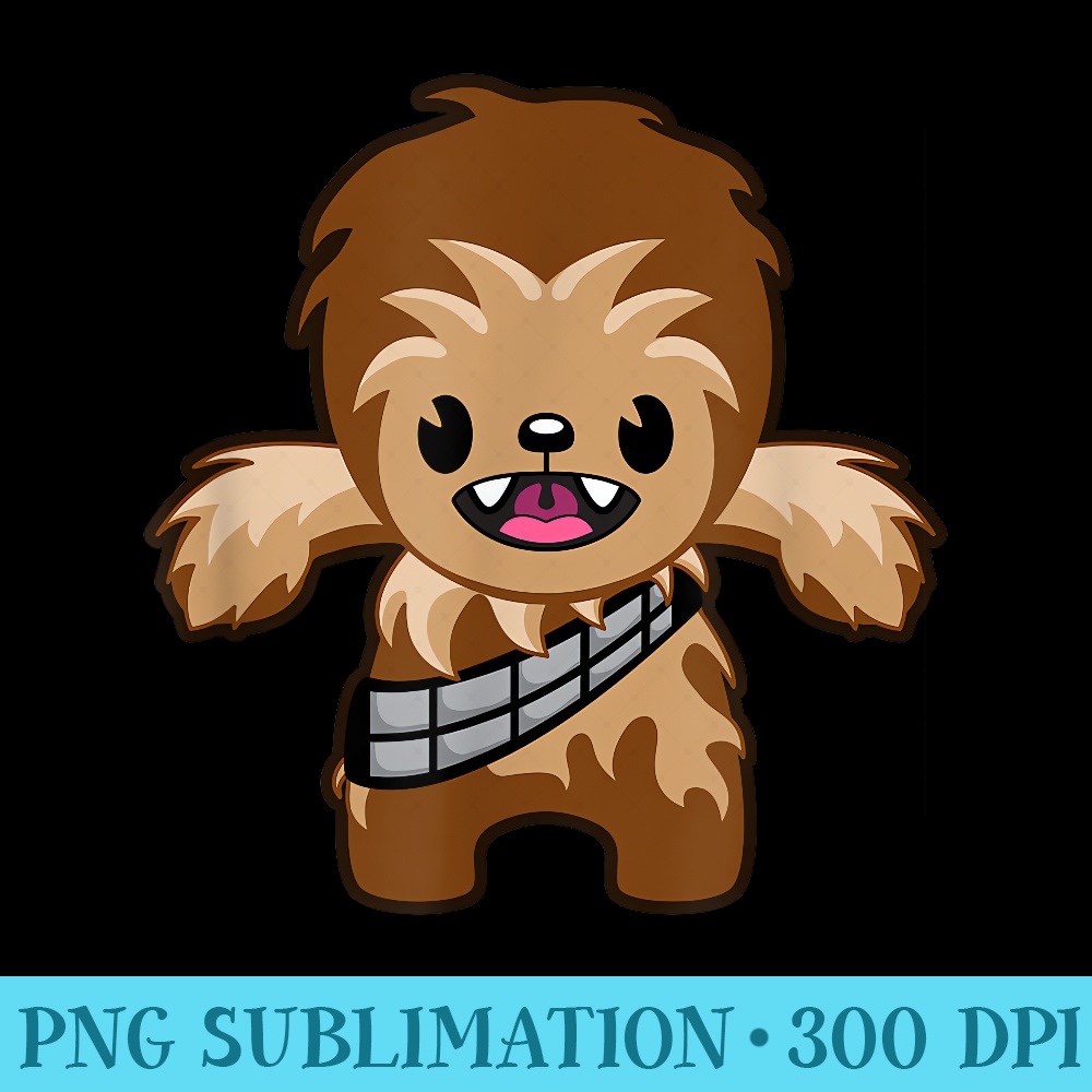 Star Wars Classic Chewbacca Cute Kawaii Wookie Portrait - Tr | Inspire ...