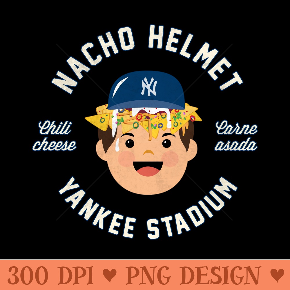 Yankees Helmet Nachos by Buck - PNG Image Free Download | Inspire Uplift