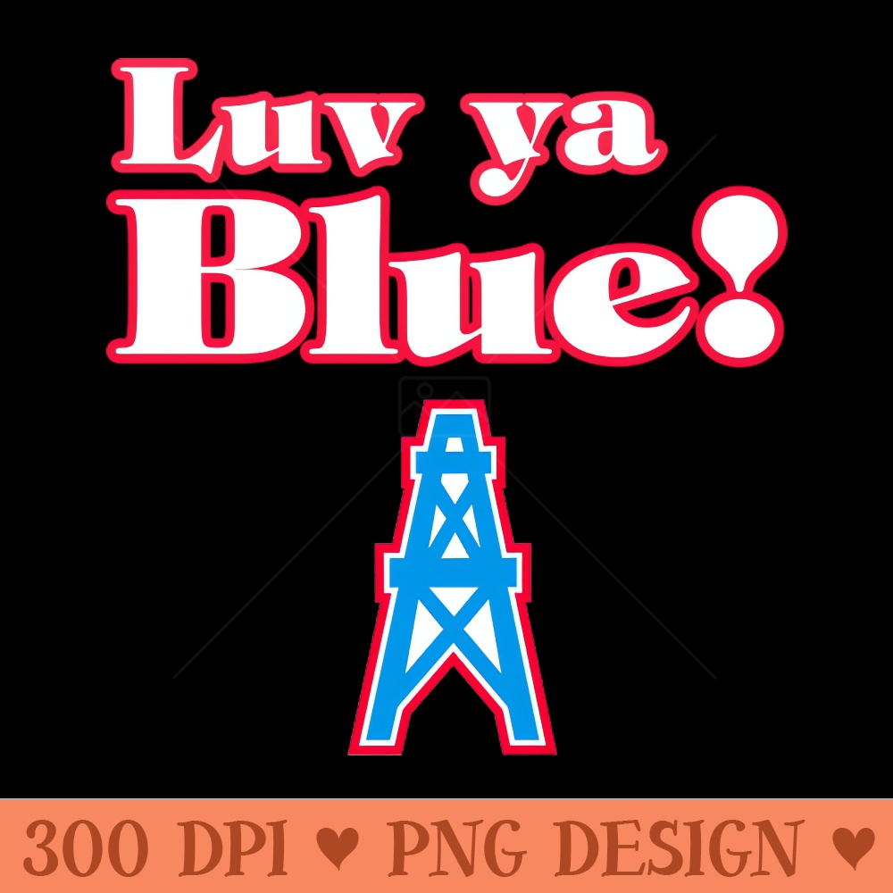 Luv ya Blue - High Resolution PNG Collection | Inspire Uplift