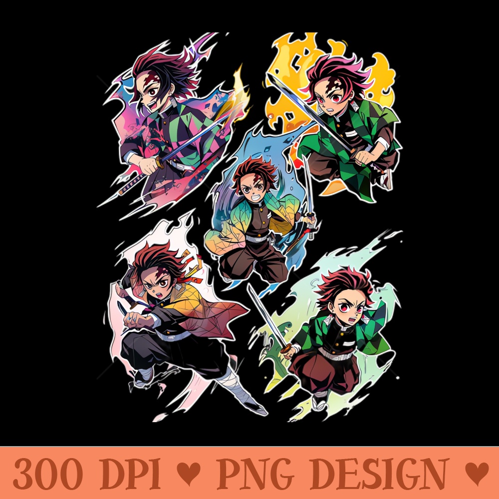 Demon Slayer Gripping Grappling - PNG design downloads - Inspire Uplift