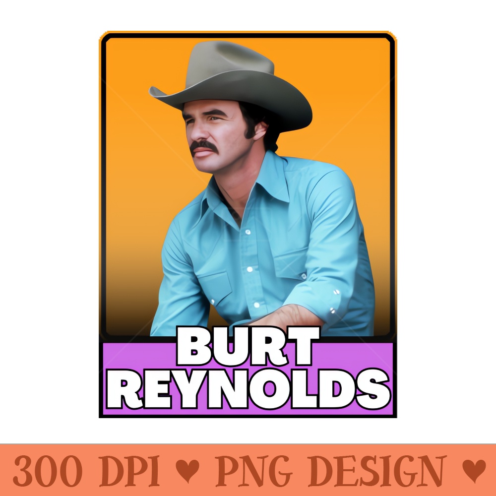 Burt reynolds 70s retro - Transparent PNG download | Inspire Uplift