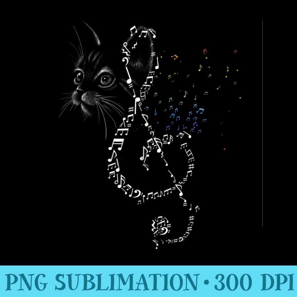 Cat Pussycat Kitty Notes Music Musical Keys Note Melody - Pr | Inspire ...