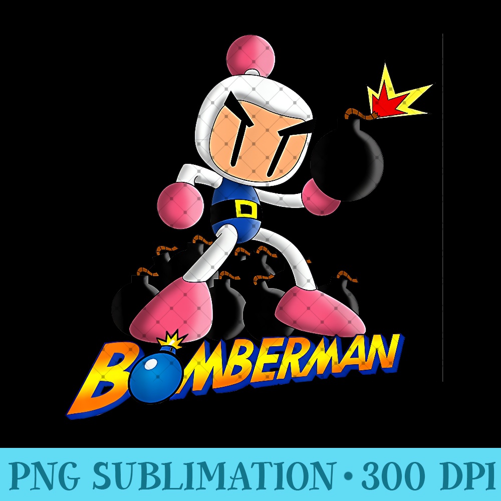 Bomberman Bombing Explosive Retro Gamer Nostalgia Classic - | Inspire ...