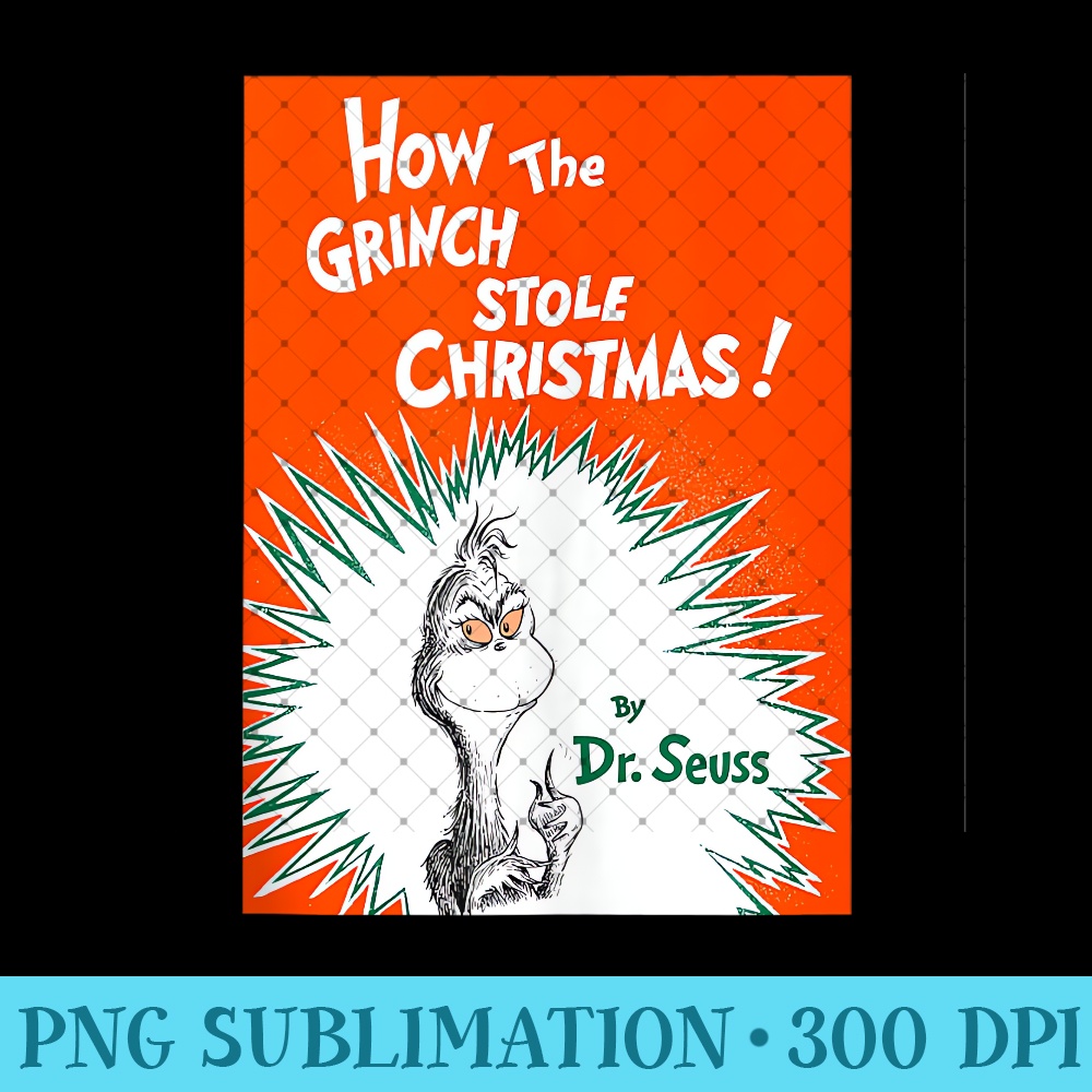 Dr. Seuss How the Grinch Stole Christmas Book Cover - High Q | Inspire ...