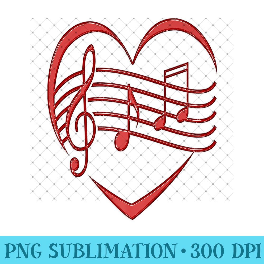 FUN HEART TEE. HEART MUSIC NOTES LOVE ROMANCE ART COLORFUL P | Inspire ...