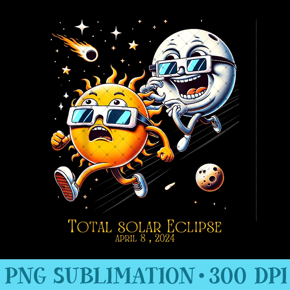 Sun Flees Moon Eclipse Chase Total solar Eclipse 8-4-2024 - | Inspire ...