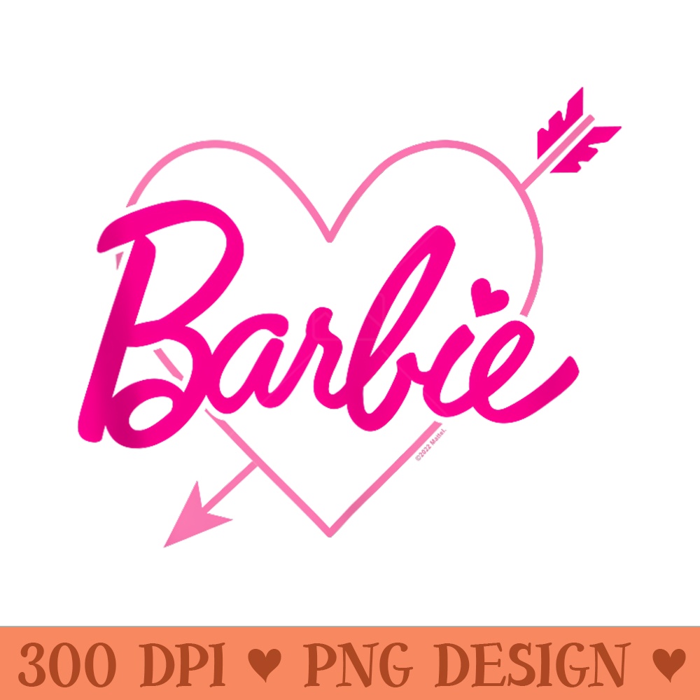 Barbie - Barbie Arrow Heart - PNG Art Files | Inspire Uplift