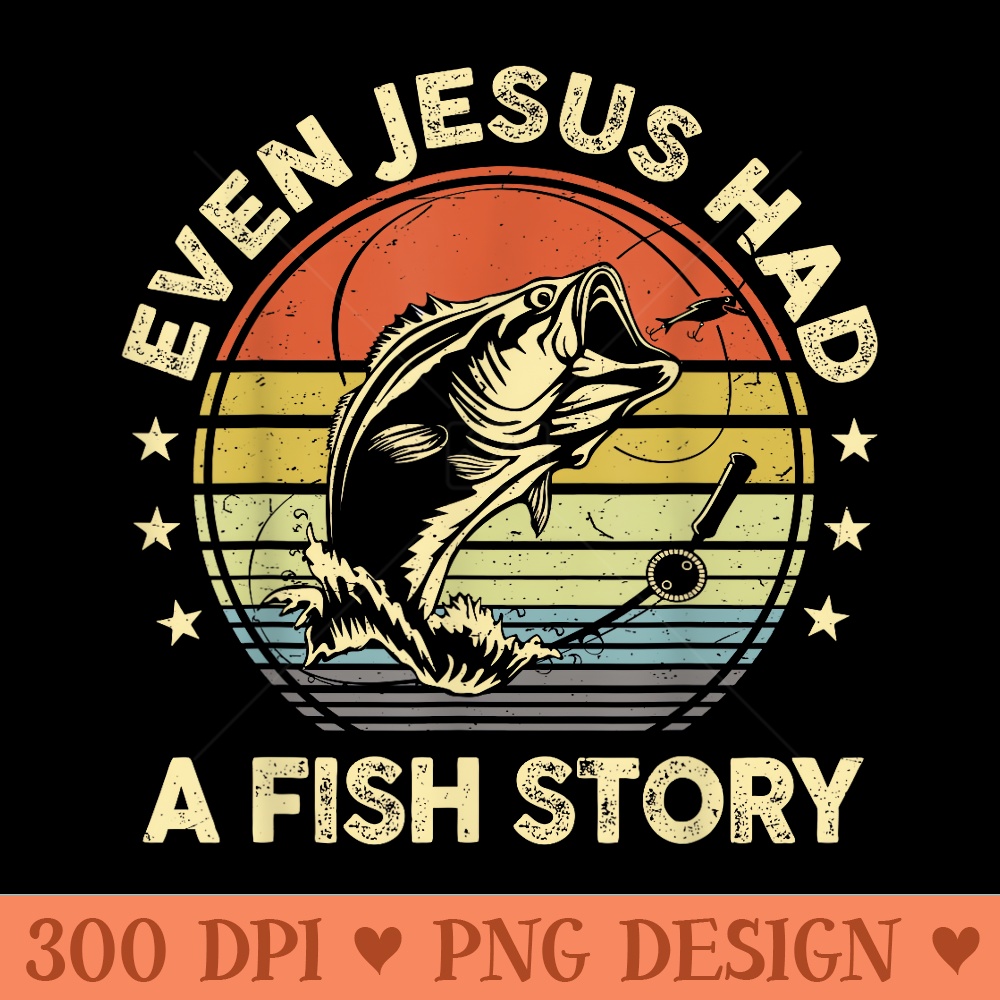 Christian Fishing Even Jesus Had Fish Story Funny Dad - Mug | Inspire ...