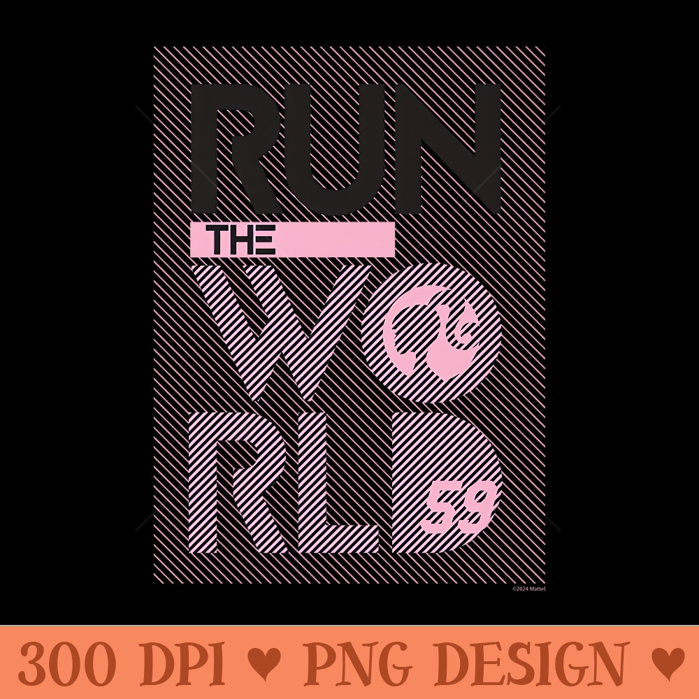 Barbie Run the World Premium - PNG Art Files | Inspire Uplift