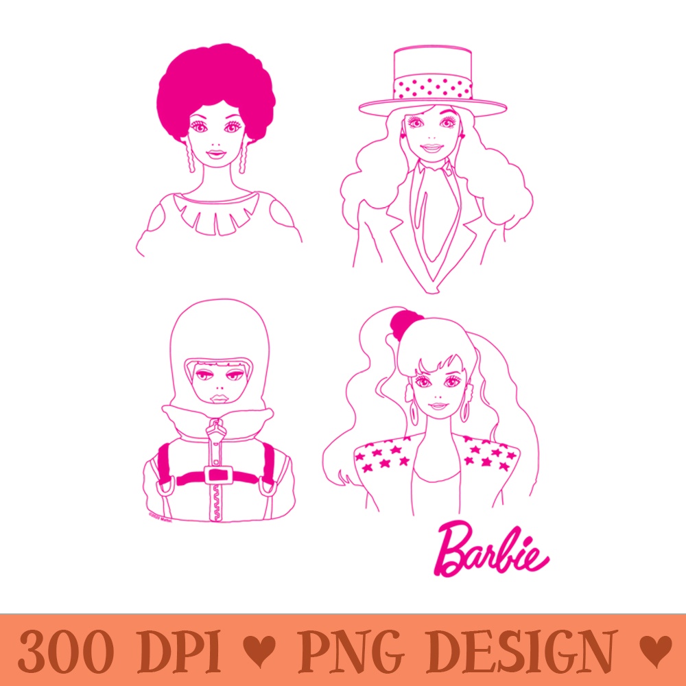 Barbie All Pink - Modern PNG designs | Inspire Uplift