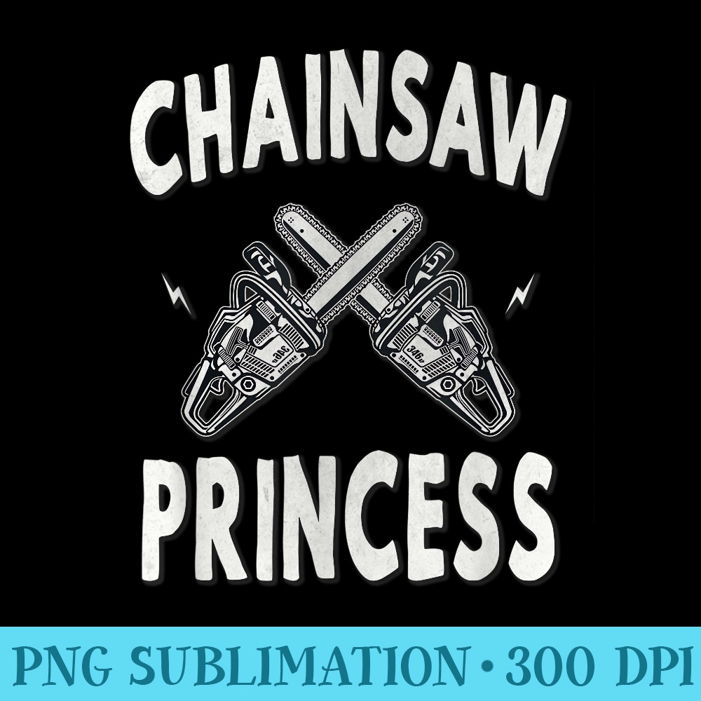 Chainsaw Princess Scary Horror Movie Halloween - PNG design | Inspire ...