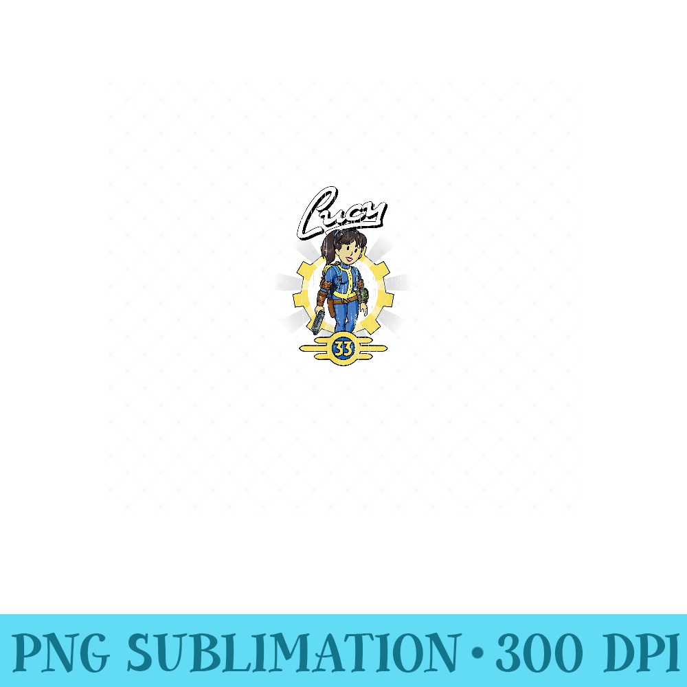 Fallout - Lucy Animated - Modern PNG designs | Inspire Uplift