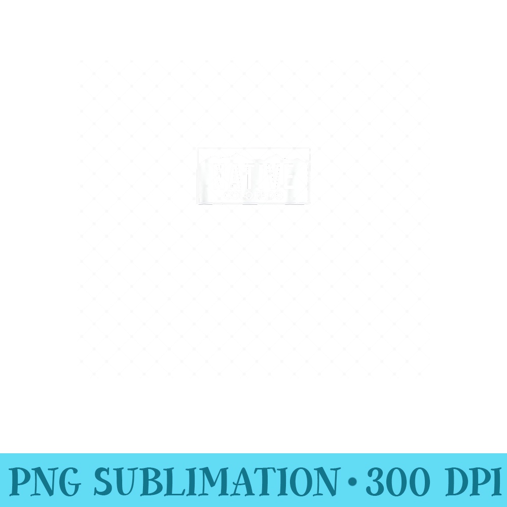 Colorado Native License Plate Design white Colorado - Printa | Inspire ...