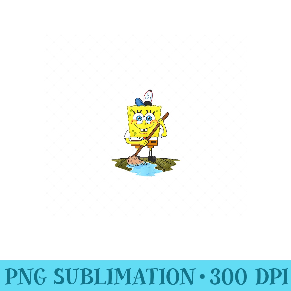 Mademark x SpongeBob SquarePants - SpongeBob Mopping The Flo | Inspire ...