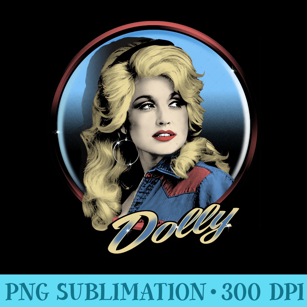 Dolly Parton Western - Digital PNG Downloads | Inspire Uplift
