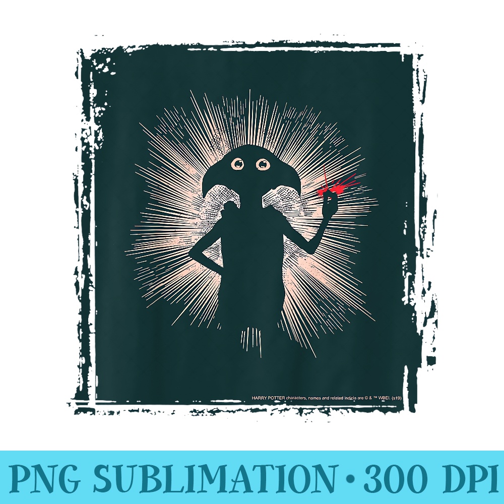Harry Potter Dobby Magical Snap Silhouette - Trendy PNG Desi | Inspire ...