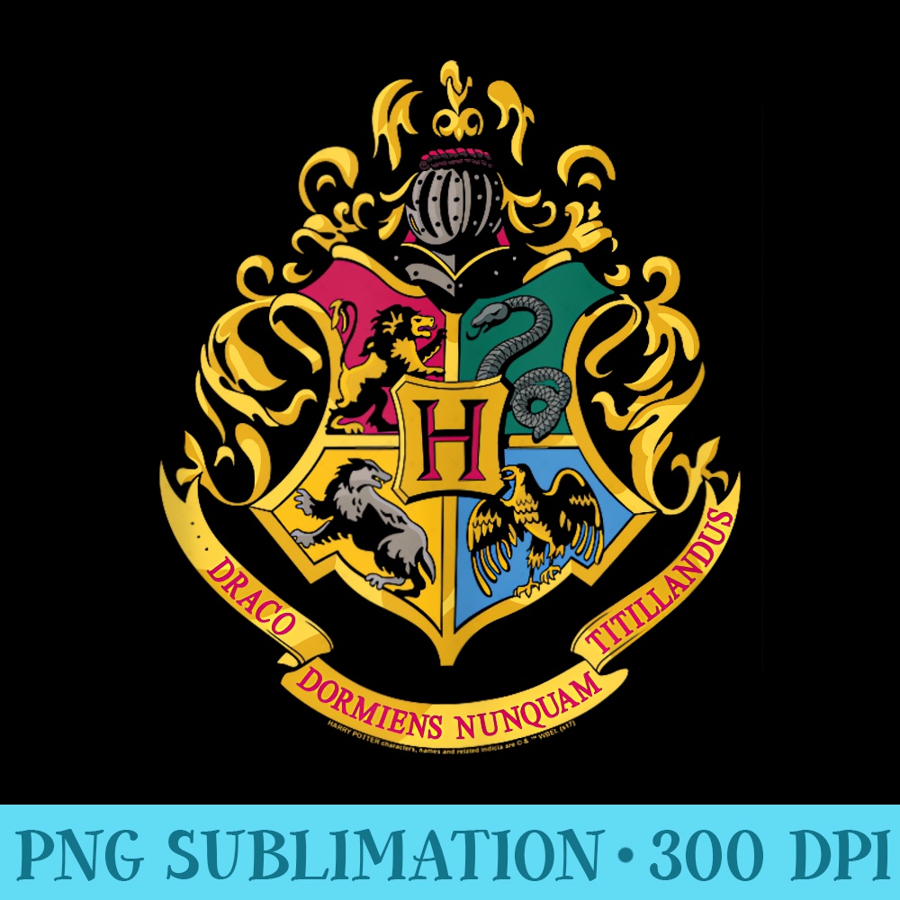 Harry Potter Hogwarts School Crest - Modern PNG designs | Inspire Uplift