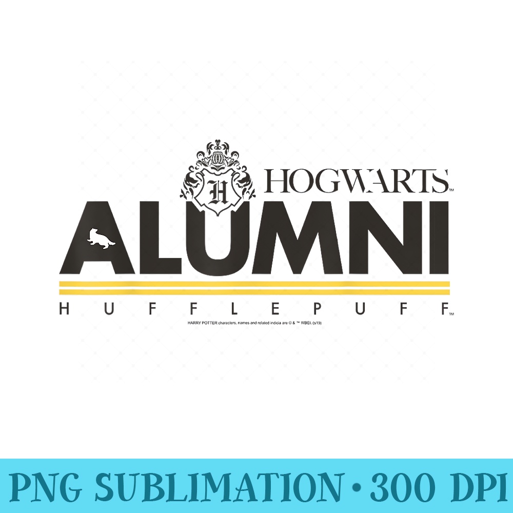 Harry Potter Hogwarts Alumni Hufflepuff - PNG Templates | Inspire Uplift