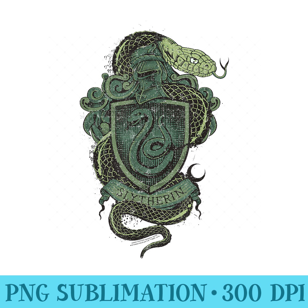 Harry Potter Slytherin Snake Crest - Unique Sublimation patt | Inspire ...