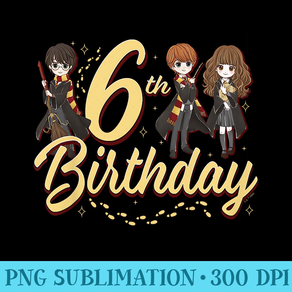 Harry Potter 6th Birthday Harry Hermione And Ron Chest Youth | Inspire ...