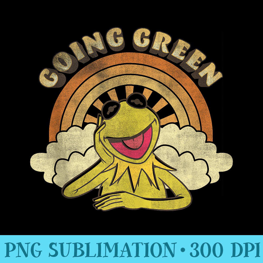 Disney The Muppets Kermit The Frog Going Green Sunrise - PNG | Inspire ...