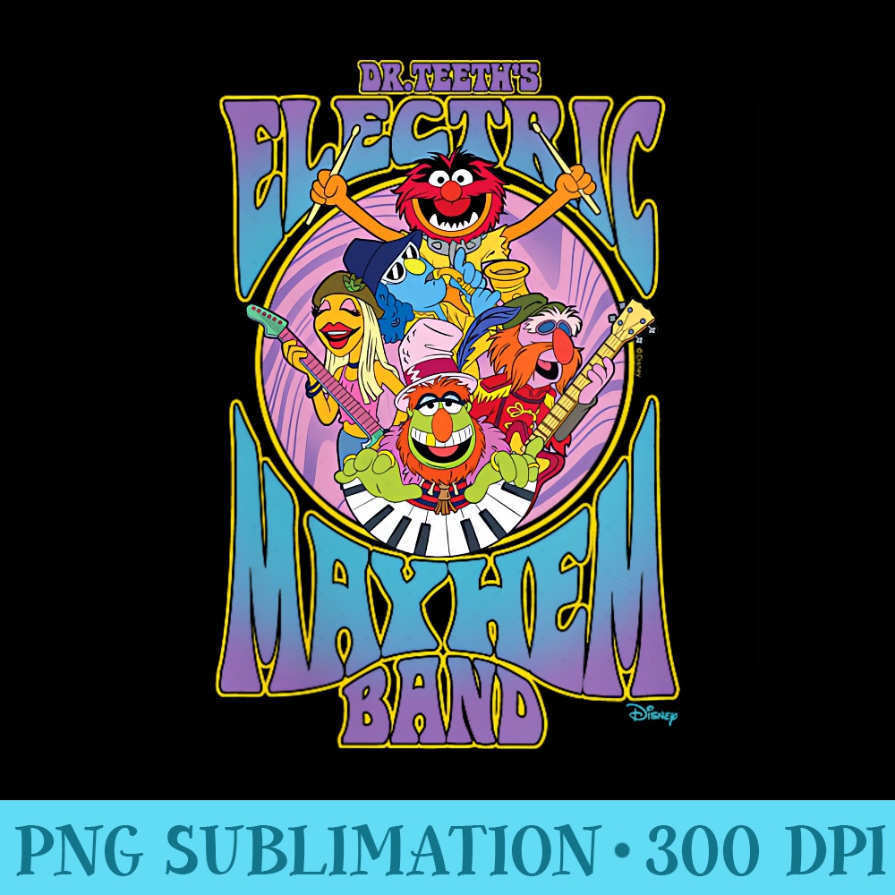 s Disney The Muppets Dr ths Electric Mayhem Band - PNG Image | Inspire ...