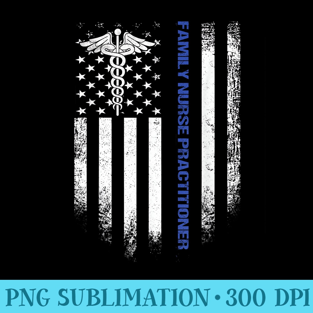 Family Nurse Practitioner Flag FNP Nursing Graduation - High | Inspire ...