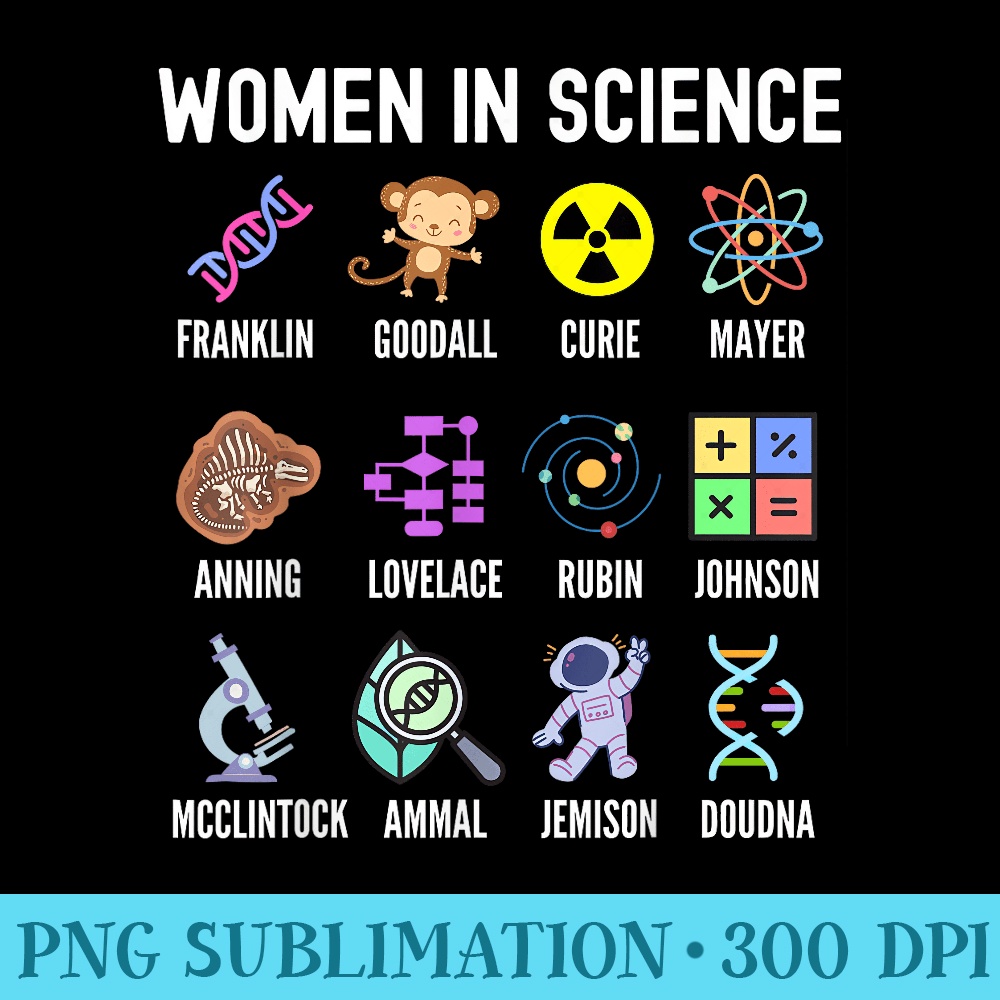In Science Feminist STEM Girls Empowerment - PNG Clipart Dow | Inspire ...