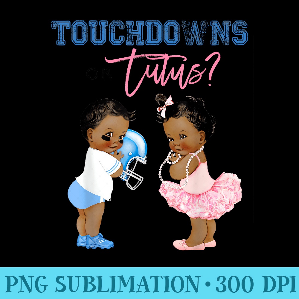 Touchdown or Tutus Gender Reveal Baby Shower Tutu - Download | Inspire ...