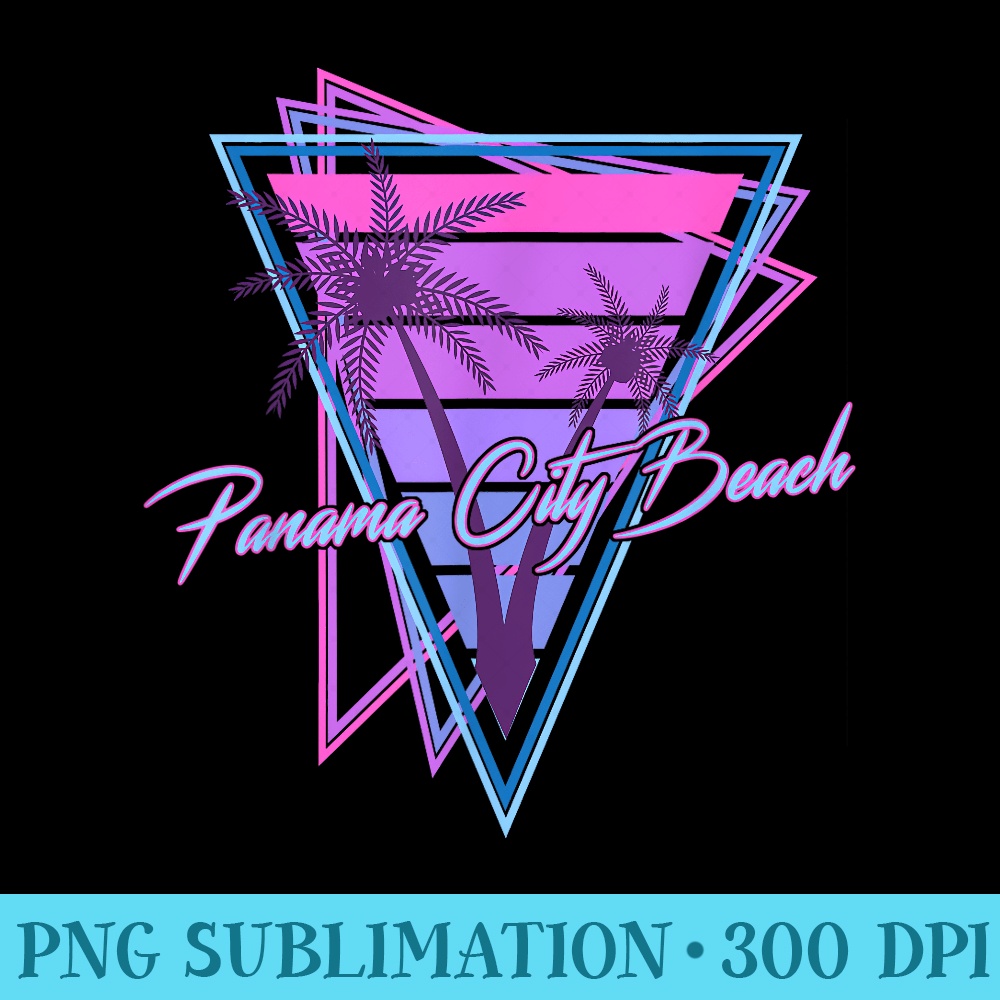 Retro 80s Beach Tshirt Vintage Panama City Beach Vacation - | Inspire ...
