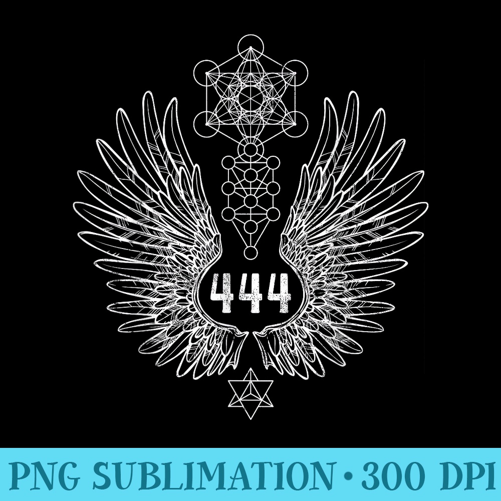 Angel Number 444 Sacred Geometry Healing - PNG File Download | Inspire ...