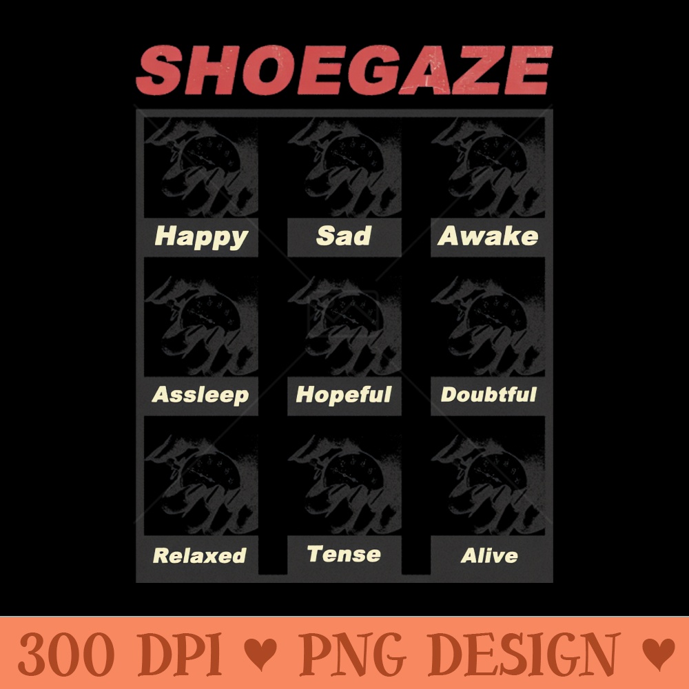 listen to shoegaze music - Vector PNG download | Inspire Uplift