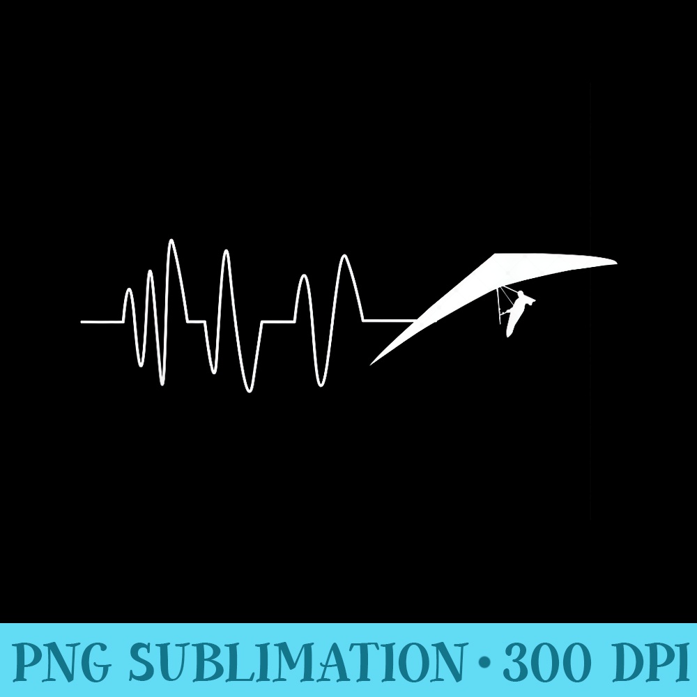 Heartbeat Heart Pulse Hang Gliding Delta Glider Air Sports - | Inspire ...