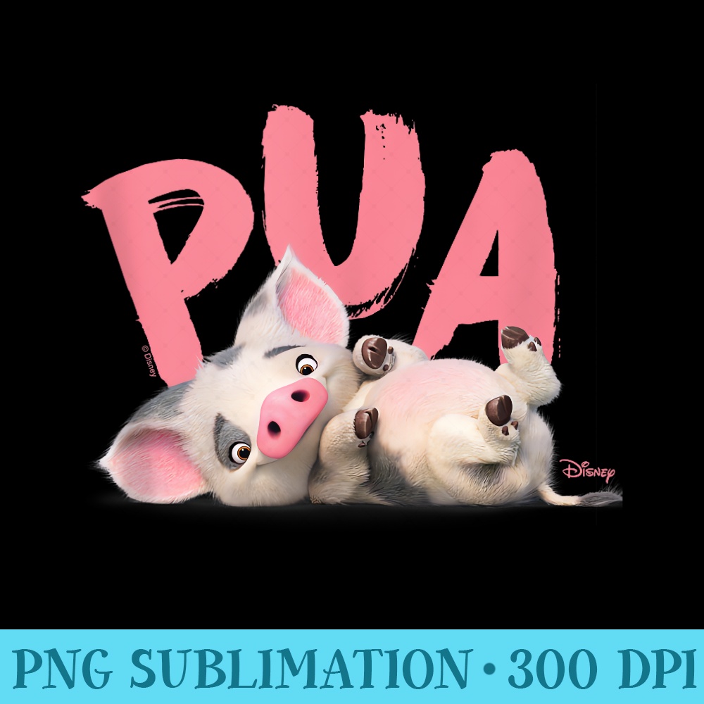 Moana Pua The Pig - Download Transparent Artwork - Inspire Uplift