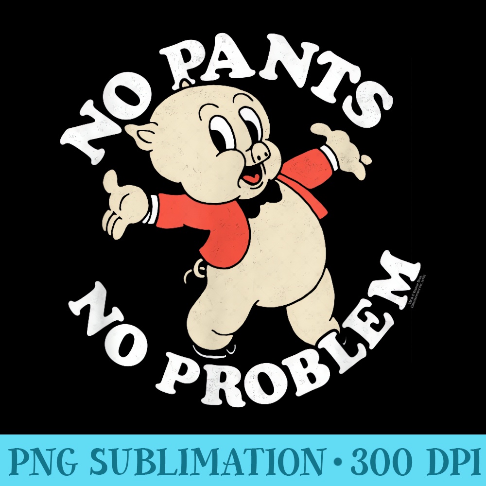 Looney Tunes Porky Pig No Pants - Download Transparent Shirt | Inspire ...