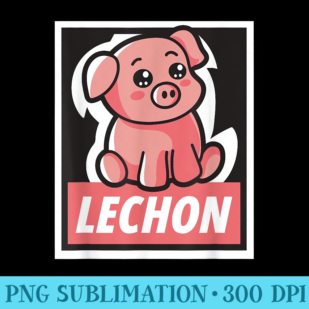 Lechon Philippines Funny Filipino Food Pork Kawaii Pig - Dow - Inspire ...