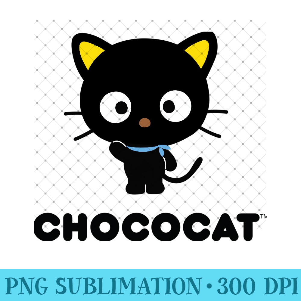 Chococat Character Front and Back - Sublimation PNG Designs | Inspire ...