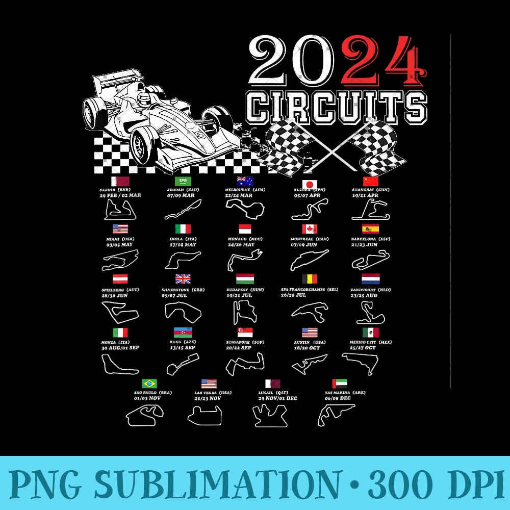 2024 Formula Calendar Formula Race Circuit Fan Racing Track | Inspire ...