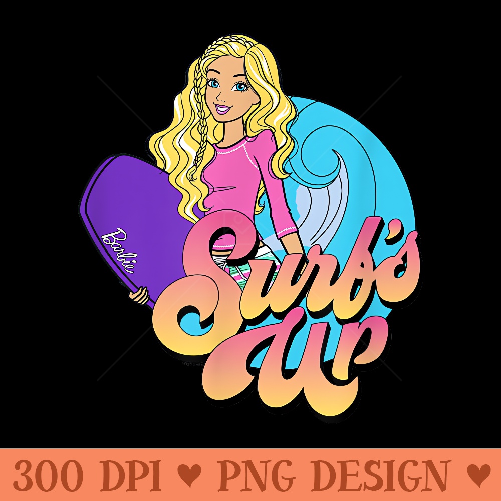 Barbie Surfs Up - PNG Art Files - Inspire Uplift