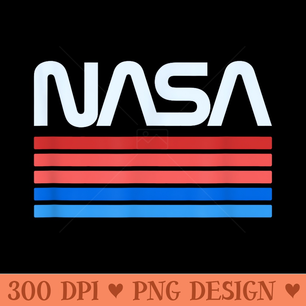 60s 70s Vintage Retro NASA Worm Logo Vintage NASA gift idea | Inspire ...