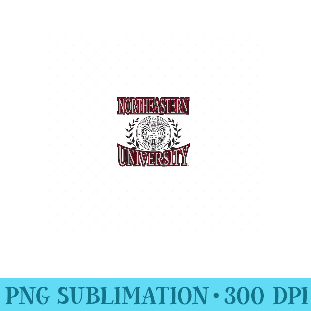 Northeastern Huskies Laurels Logo Officially Licensed - PNG | Inspire ...