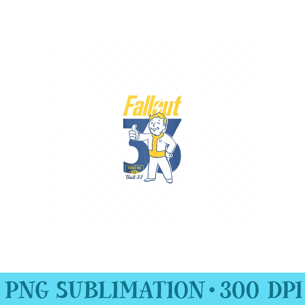 Fallout TV Series 33 Vault Pose - High Quality PNG files | Inspire Uplift