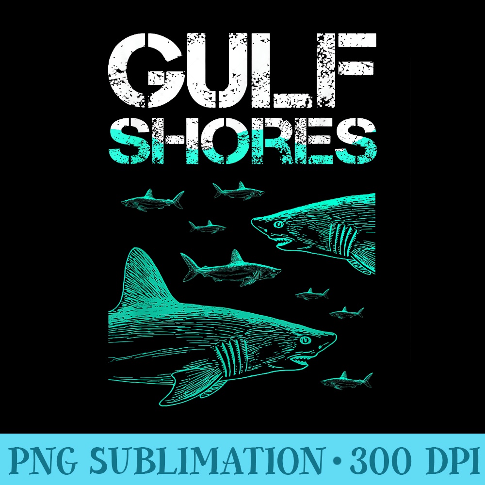 Gulf Shores - Printable PNG Graphics | Inspire Uplift