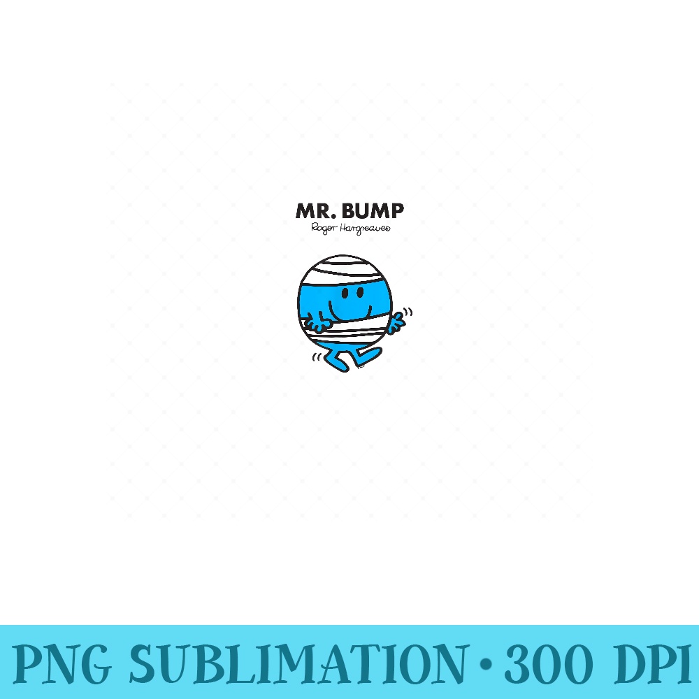 Mr. Men Mr. Bump - Unique PNG Artwork | Inspire Uplift
