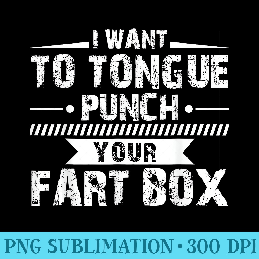 Tongue Punch Fart Box Funny Word Pun Humor Sarcasm Joke Gag | Inspire ...
