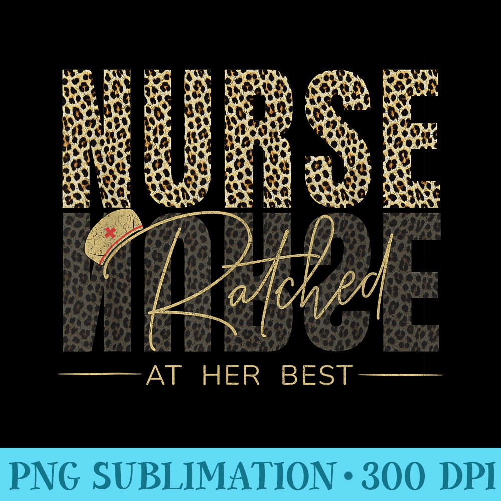 Leopard Pattern Nurse Ratched Quote Movie Character - PNG Im | Inspire ...