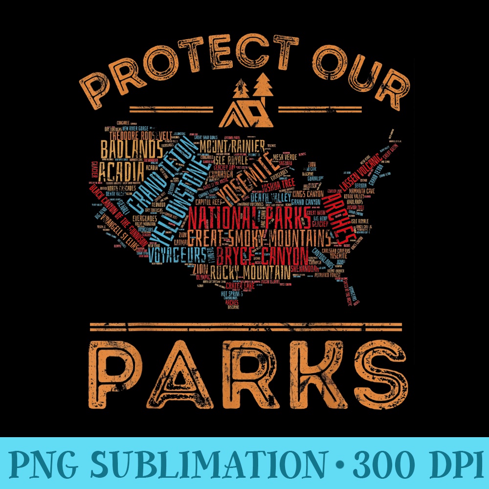 Protect Our Parks National Park Map Hiking USA - Download PN | Inspire ...