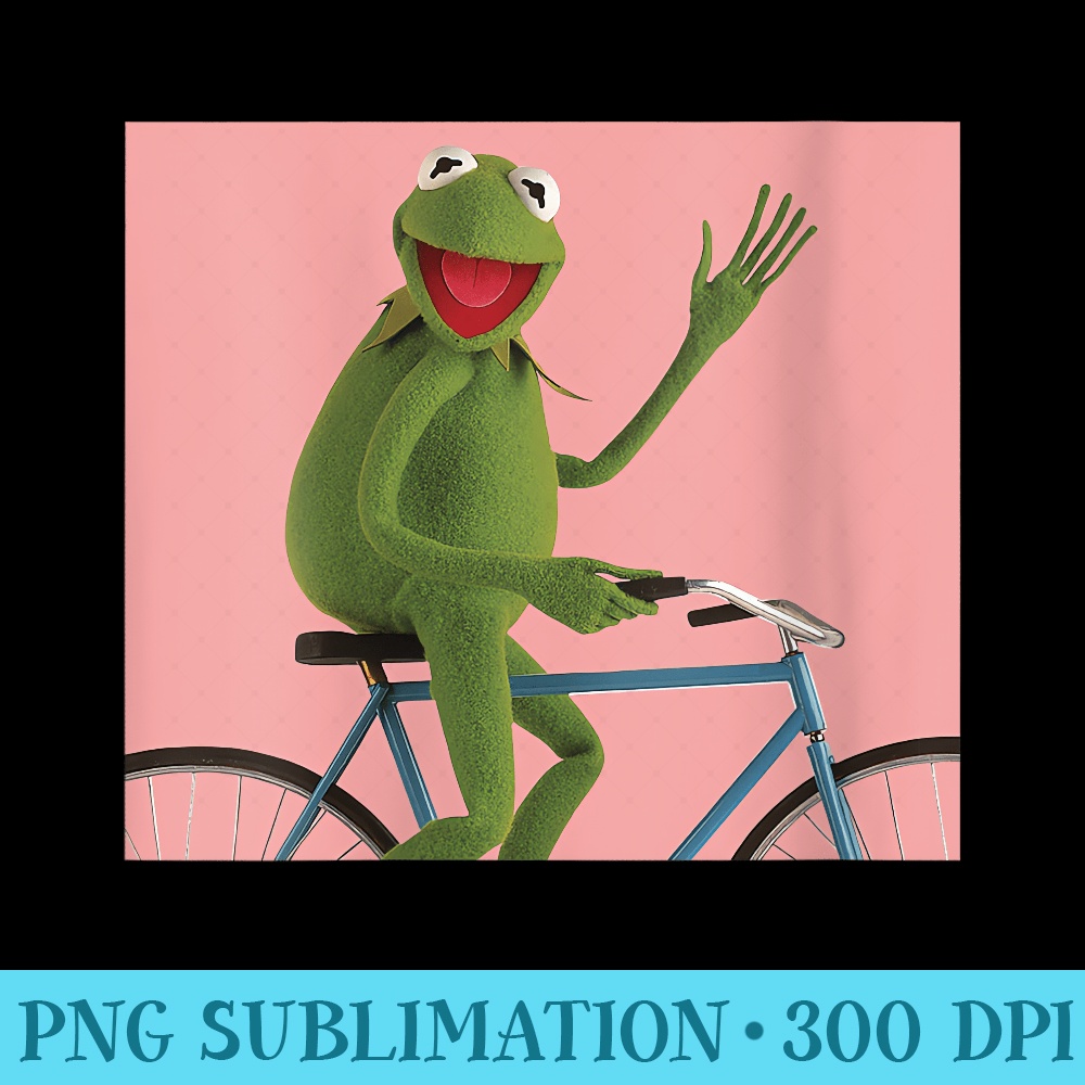 Disney The Muppets Kermit The Frog Bike Ride - Download PNG | Inspire ...